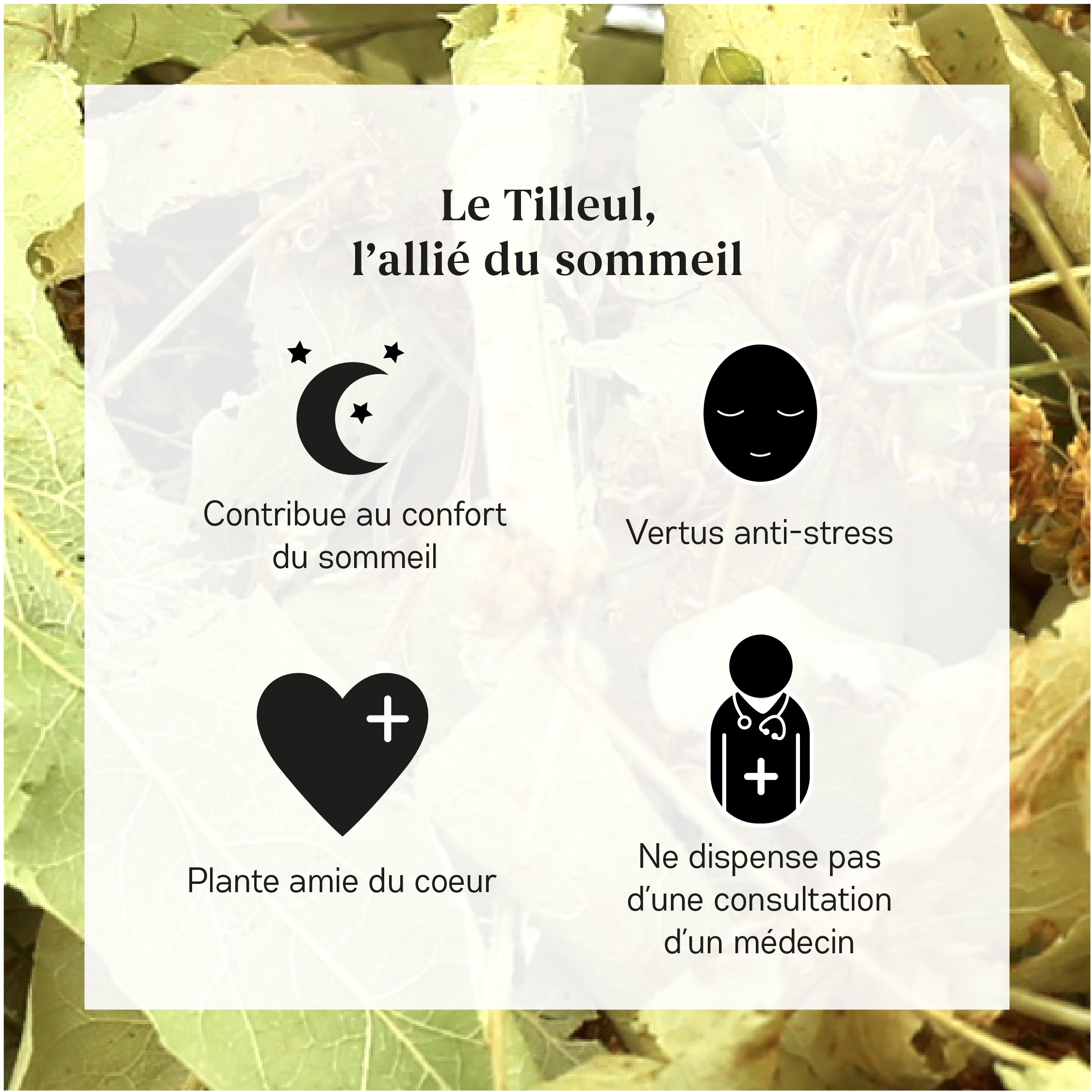 Infusion de Tilleul BIO - Origine France - En bractées entières 25g ...